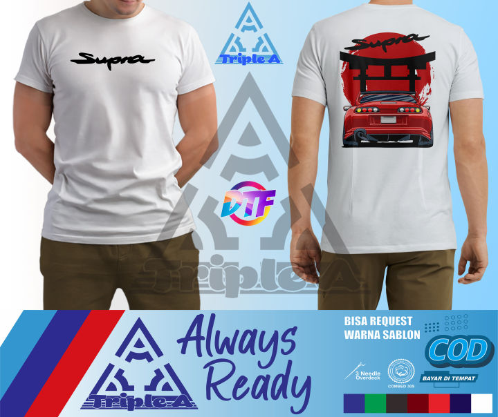 Kaos SUPRA THE LEGEND OF JDM CAR Baju By Triple A Distro | Lazada Indonesia