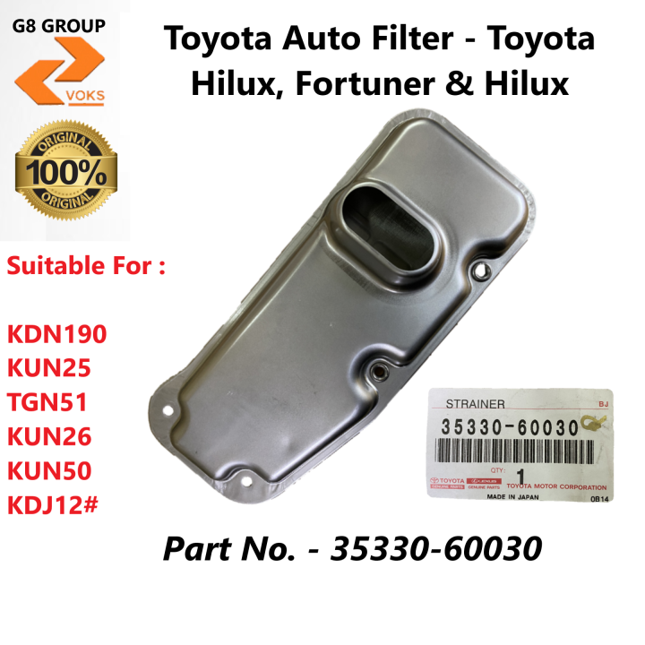 Toyota Auto Filter - Toyota Fortuner & Hilux ( 35330-60030 ) | Lazada