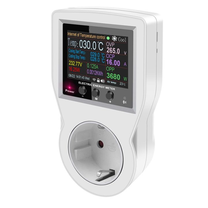 Tuya Wifi Thermostat Socket 16a Ac220v Digital Temperature Controller