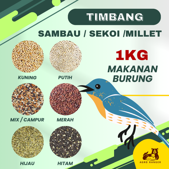 900G Sambau /Sekoi campur Quality Premium Sambao / Sekoi / Millet ...