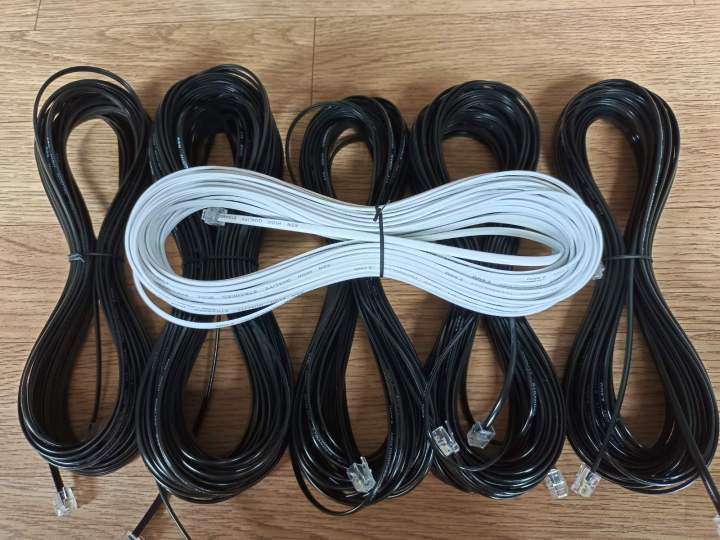 High Quality RJ11 Telephone Wire 4core best for Globe, PLDT, Modem and ...