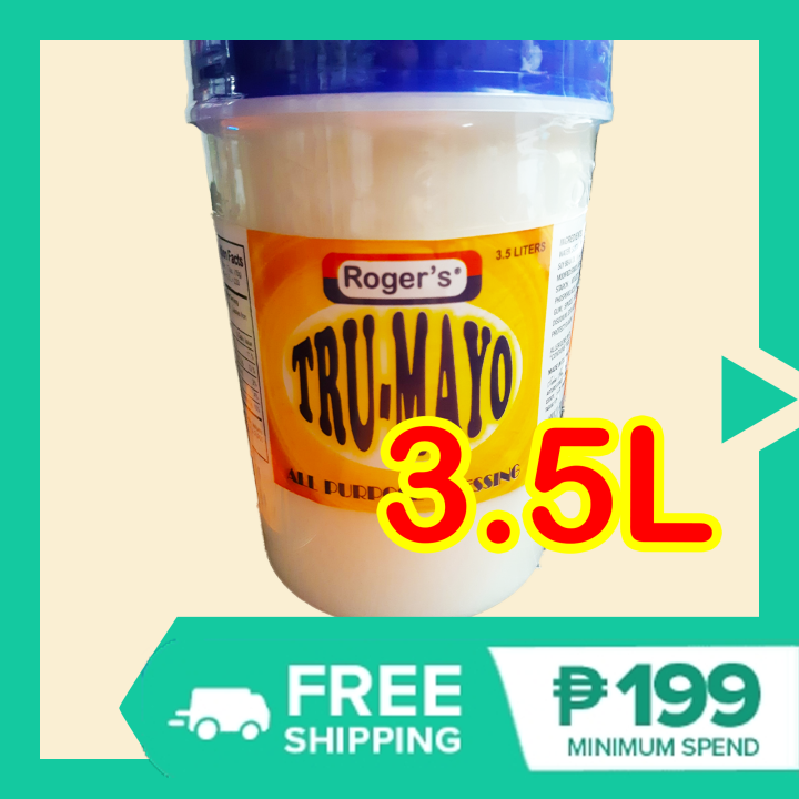 3.5L Roger's TRU MAYO ALL PURPOSE DRESSING Rogers Trumayo Ladys Choice ...