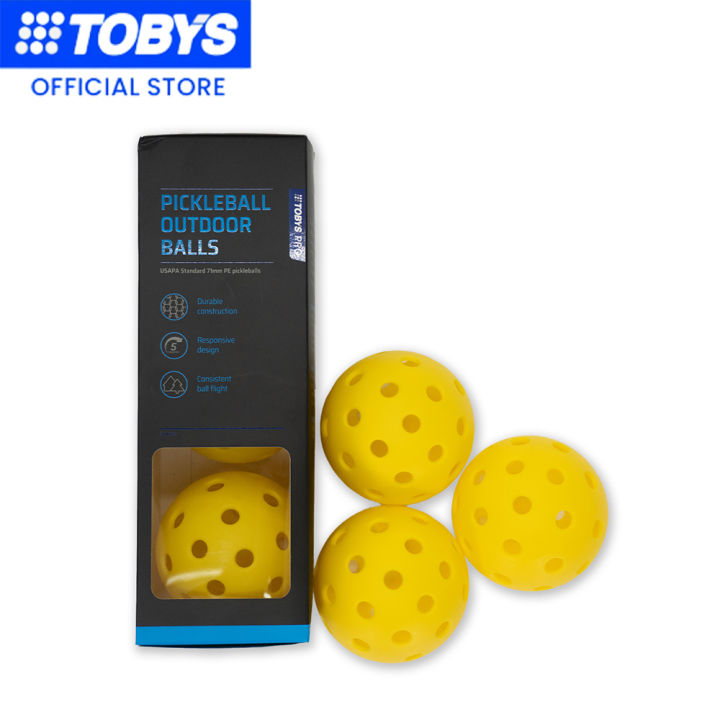 Toby's Pro Pickleball Outdoor Balls Set of 3's | Lazada PH