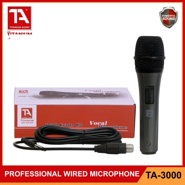 Titanium Audio Wired Microphone / Titanium Audio Professional Wired ...