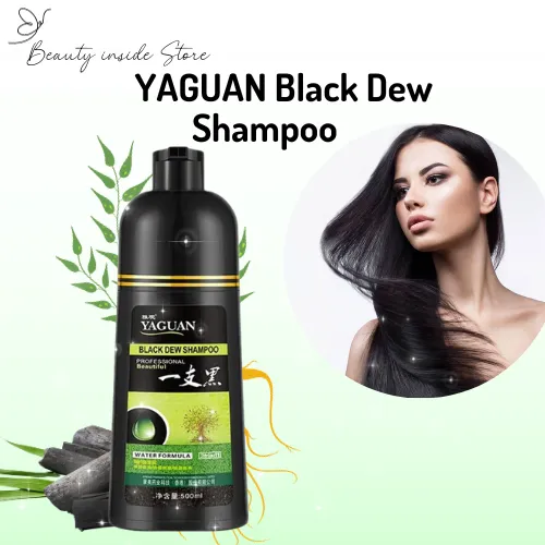 ORIGINAL BLACK DEW SHAMPOO Authentic Black Herbal Dye Shampoo 500ml ...