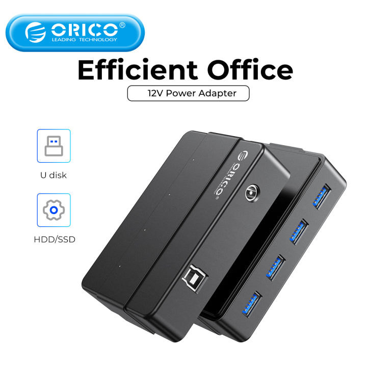 ORICO HUB USB 3.0 4 Cổng 5 gbps Siêu Tốc Xách Tay Bộ Chia USB Với Nguồn Điện 12V Bộ Chuyển Đổi ...