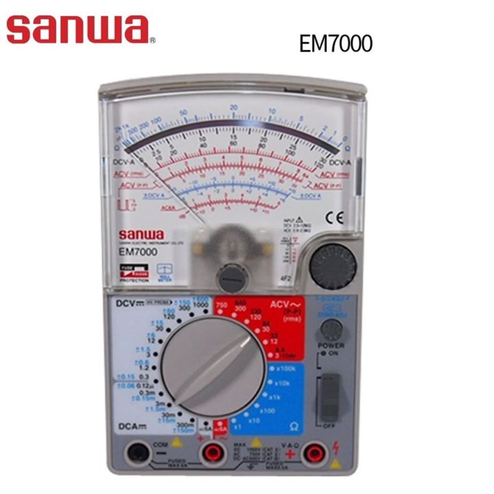 Original Sanwa EM7000 Analog multimeter Analog Multitesters/FET Tester ...