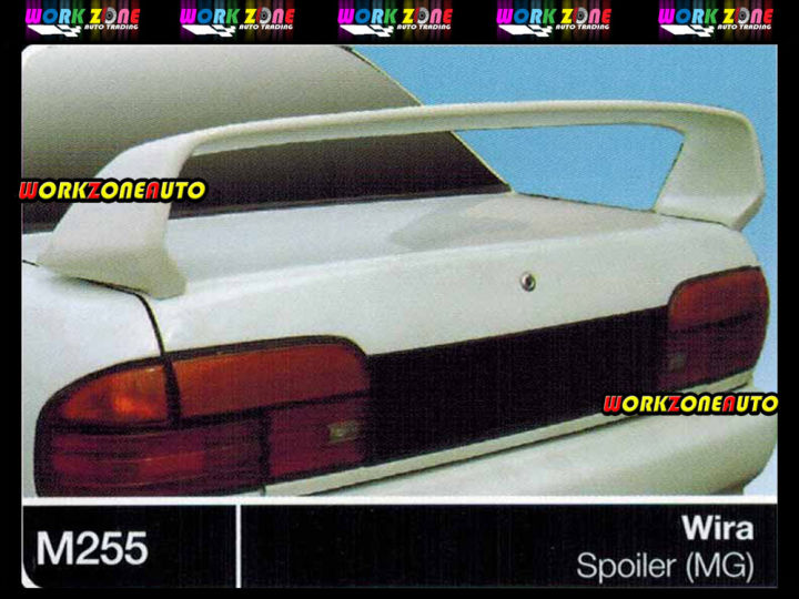 M255 Proton Wira Saloon Fiber Spoiler (Mugen) Body kit Bodykit | Lazada