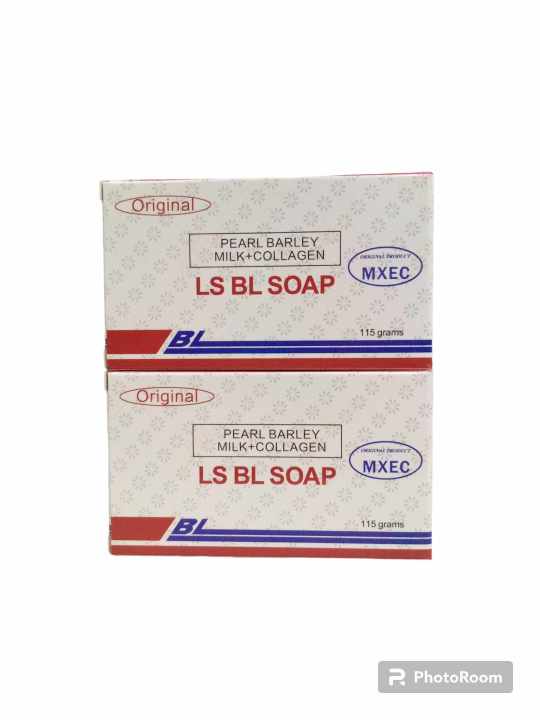 LS BL SOAP Pearl Barley Milk + Collagen 115g (2-BOX) | Lazada PH