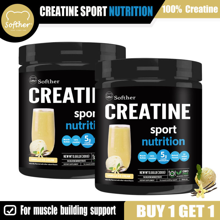 SOFTHER Creatine Powder Supplement for Muscle Support Your Attention ...