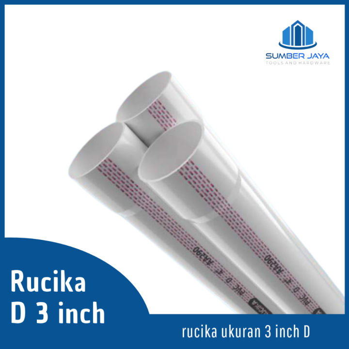 Pipa PVC Rucika D Ukuran 3 inch | Lazada Indonesia