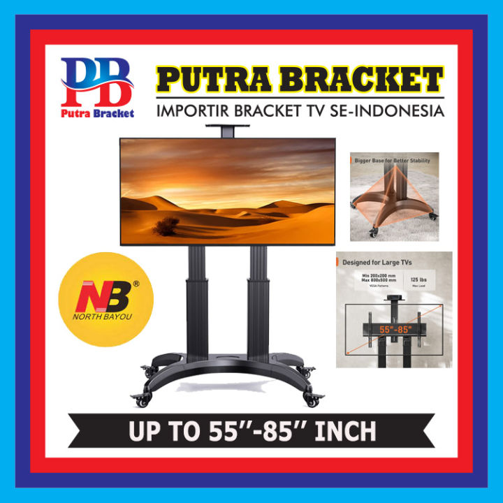 Bracket standing tv 75 inch braket standing tv 65 sampai 85'' | Lazada ...