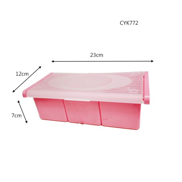 (KD) Plasticware CANNISTER FOOD 3-in-1 Kitchen Plastic Container Jar ...