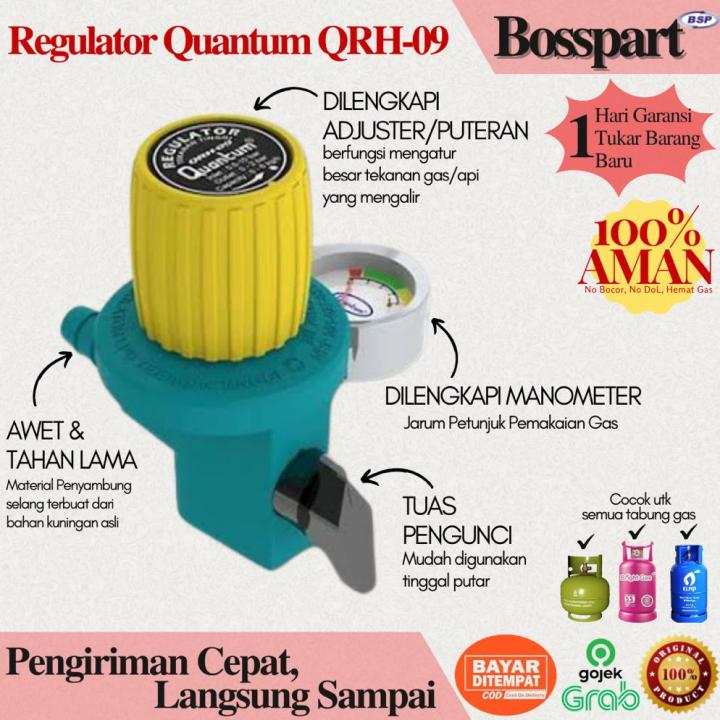 Regulator Gas Tekanan Tinggi Quantum Meter QRH-09 / QRH-08 Regulator ...