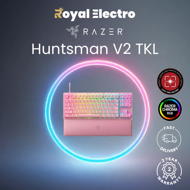 Razer Huntsman V2 Tenkeyless - Tenkeyless Optical Gaming Keyboard (US ...