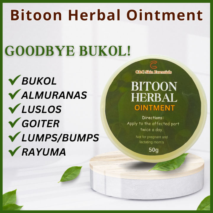 Original Bitoon Herbal Ointment: Effective Gamot Pantunaw sa Mga Bukol at Pamamaga | Lazada PH