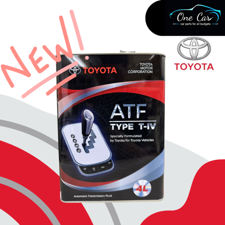 Toyota ATF Type T-IV Automatic Transmission Oil Fluid (4L) -Newest ...
