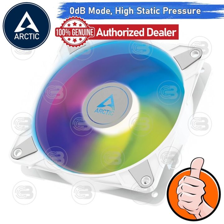 [CoolBlasterThai] ARCTIC P12 PWM PST A-RGB White 0dB (size 120 mm.) PC ...