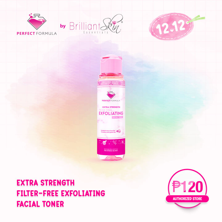 PERFECT FORMULA EXTRA STRENGTHFILTER-FREE EXFOLIATING FACIAL TONER ...