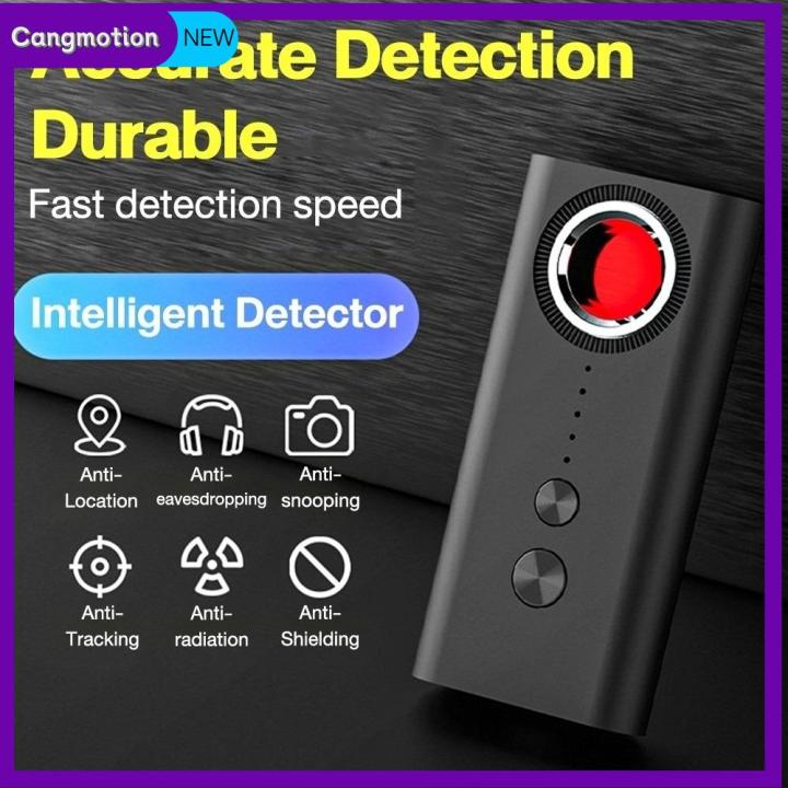 CANGMOTION Portable Hidden Camera Detector Sound Light Alarm Infrared ...