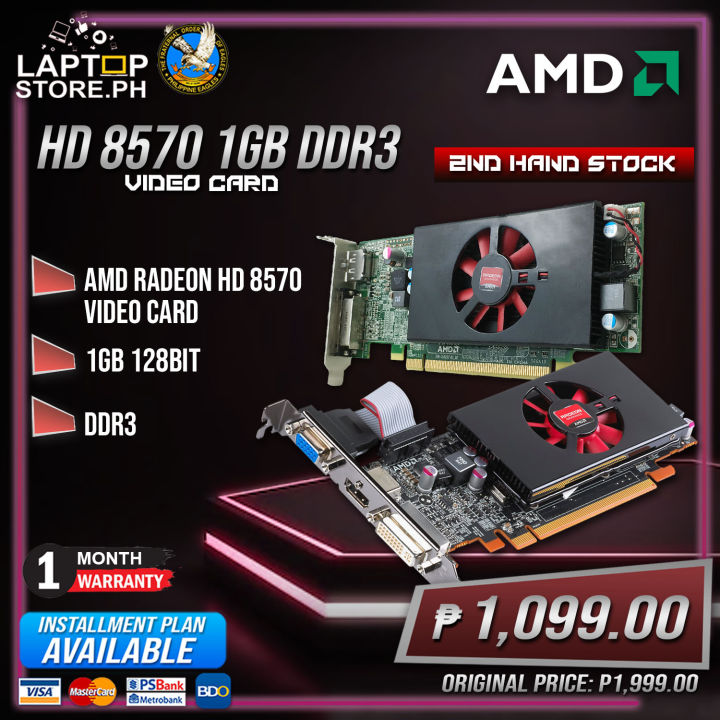 Video Card AMD Radeon HD 8570 1GB 128bit DDR3 | Lazada PH