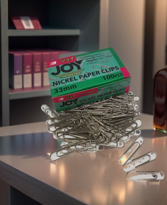 PAPER CLIPS NICKEL BIG/SMALL 100'S PER SET | Lazada PH
