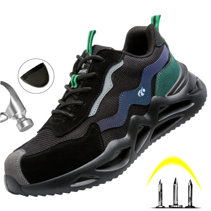 Light Weight Safety Shoes Sneakers For Men Male Summer Breathable ...