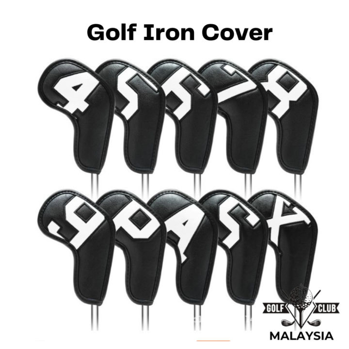 Wedge cover Iron cover Golf Putter Accessories Embroidery 4-9,P,S,A,X ...