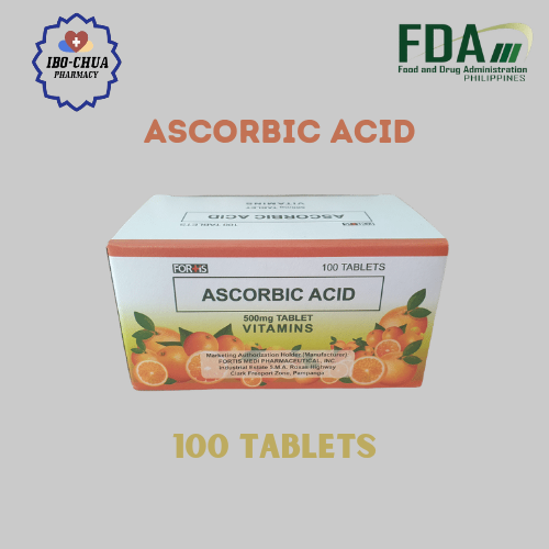 Vitamin C- Ascorbic Acid (Fortis) 500mg- 100 tablets | Lazada PH