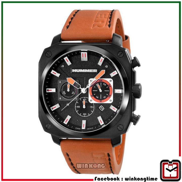 HUMMER CHRONOGRAPH Watch HM1015 BLACK [1 Years International Warranty ...