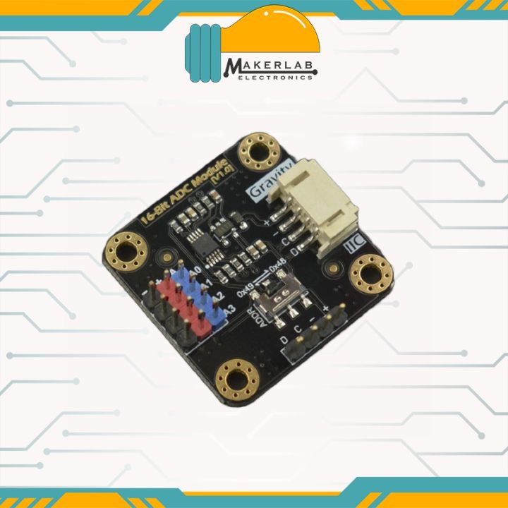 DFRobot Gravity: I2C ADS1115 16-Bit ADC Module (Arduino & Raspberry Pi ... DFRobot Gravity: I2C ADS1115 16-Bit ADC Module (Arduino & Raspberry Pi ...
