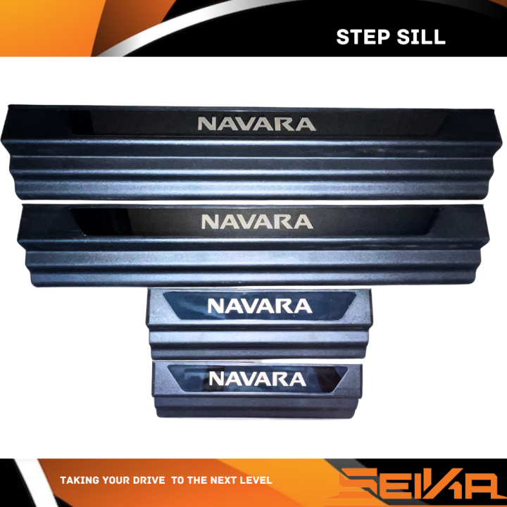 Nissan Navara 2017-2024 Side Step Sill / Door Sill Plate | Lazada PH