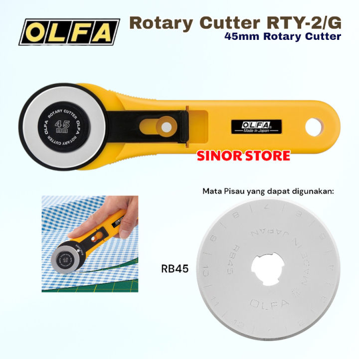Olfa RTY-2/G 45 mm Rotary Cutter | Lazada Indonesia
