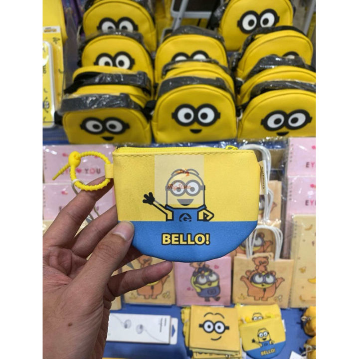 MINISO Dompet Koin Model Half Moon Seri Minions / Minions Collection ...