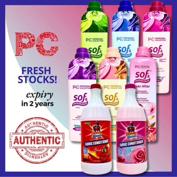 Sof & Mmmmm Concentrated Fabric Conditioner All-Time Fresh 1000ml by PC ...