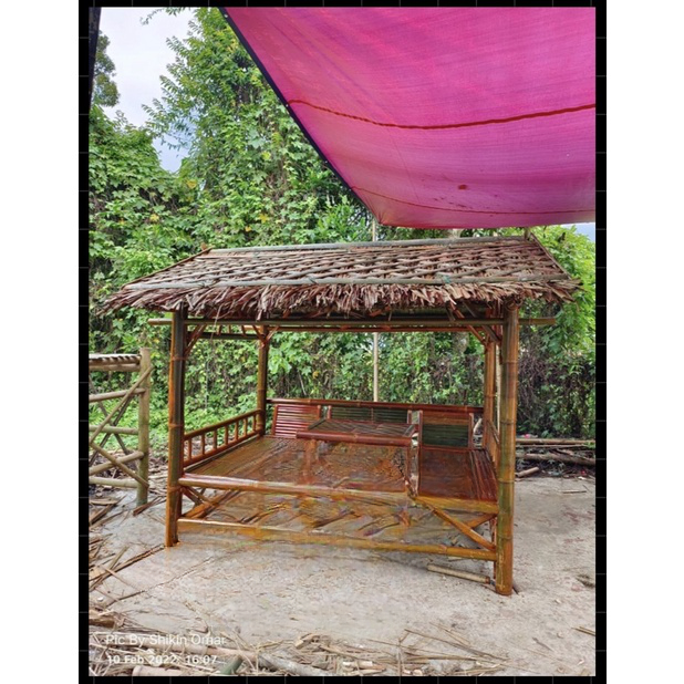 Gazebo Buluh 4x6 6x6 dan 8x6 | Lazada