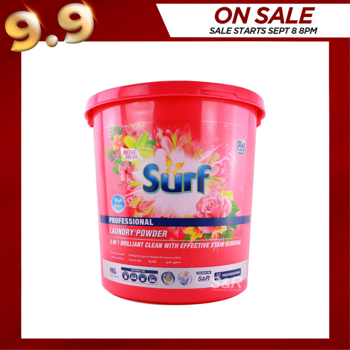 Surf Professional Rose Fresh Laundry Powder 9kg | Lazada PH