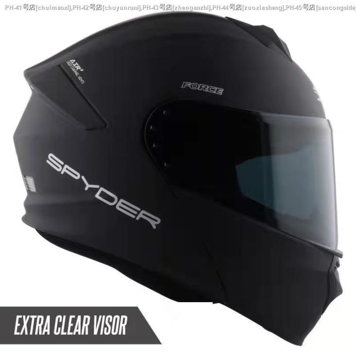 【Ready Stock】【Freebies】ICC Standard Motorcycle Modular Helmet Dual Lens ...