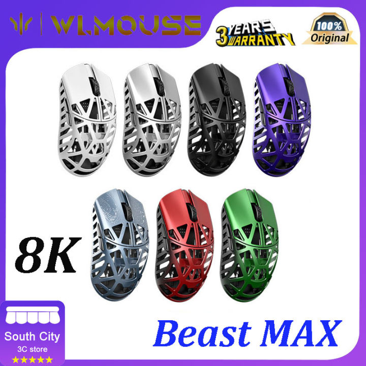 Wlmouse Beast MAX เมาส์ไร้สาย8K อัตราผลตอบแทน3950ดั้งเดิม,เมาส์สำหรับ ...