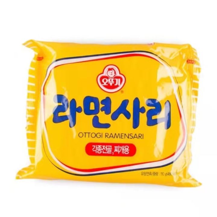 Korea Ottogi Ramensari Ramen Sari (Korea Instant Noodles) 110g x1 /韩国拉面 韩国不倒翁拉面 不倒翁 无调味料 火锅面 ...