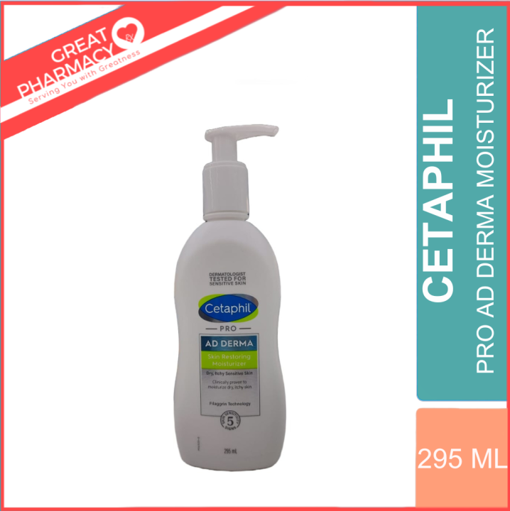 Cetaphil Restoraderm PRO AD Derma Skin Restoring Body Moisturizer 295ml ...