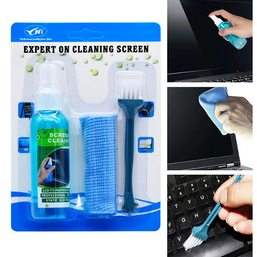 Laptop Screen and LCD Cleaning Kit Cleaner Kit 3 IN 1 Laptop cleaner 15 ...