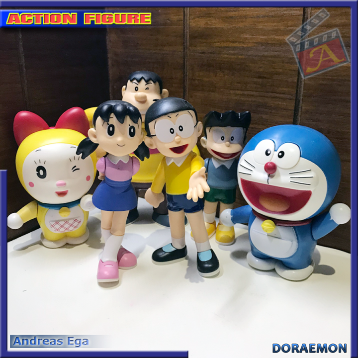 Action Figure Doraemon Nobita Shizuka Dorami Suneo Gian | Lazada Indonesia