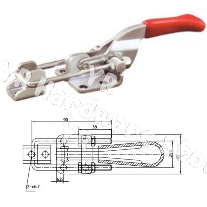 TOGGLE CLAMP GH-431 TOGGLE CLAMP LATCH TYPE | Lazada
