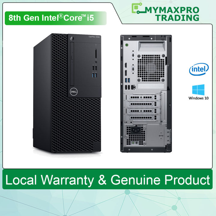 PC i5 Dell Optiplex 3060 MT Intel Core i5 (8th Gen) / 8GB RAM / 256GB NVME / Win 10 Pro ...