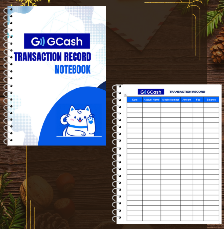 GCash Rate Transaction Record Notebook Tracker with Free Laminated ...