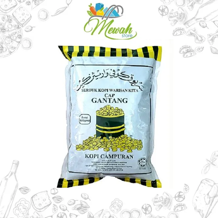 Kopi Cap Gantang 600g Halus (halal) | Lazada