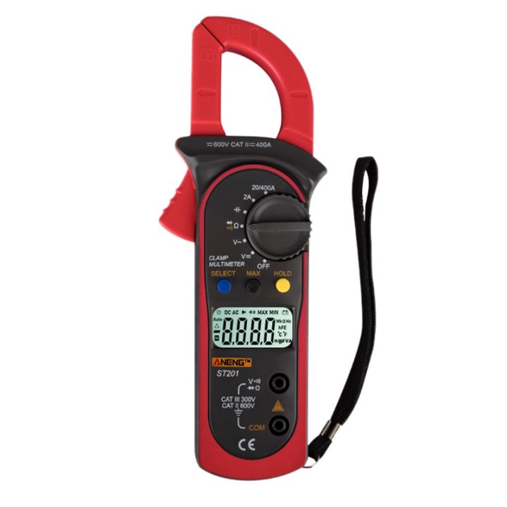 (DQMY) Digital Clamp Multimeter St201 2000 Counts Meter Ammeter Ac ...