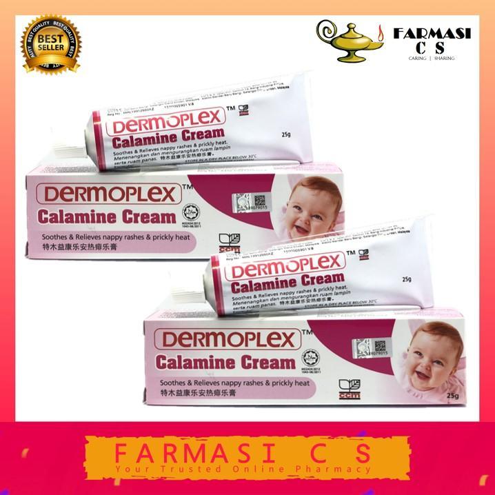 Dermoplex Calamine Cream 25g x 2 tubes (TWIN) EXP:05/2027 [ Soothes ...