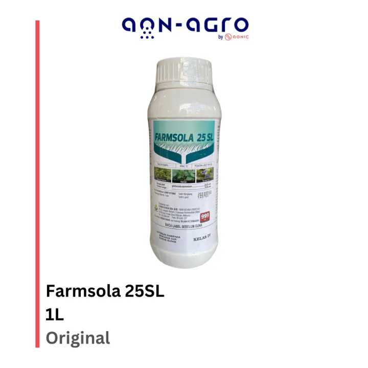 Farmsola 25SL Racun Rumpai Glufosinate-ammonium (25%)| Sama dengan ...